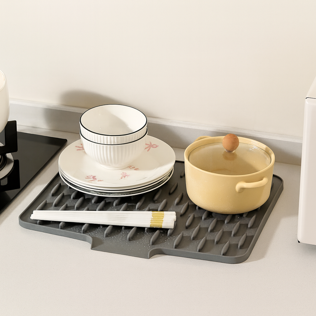 Norillo™ – Värmeskydd & Snabbavrinning – Silikon Diskmatta – Sverica SE